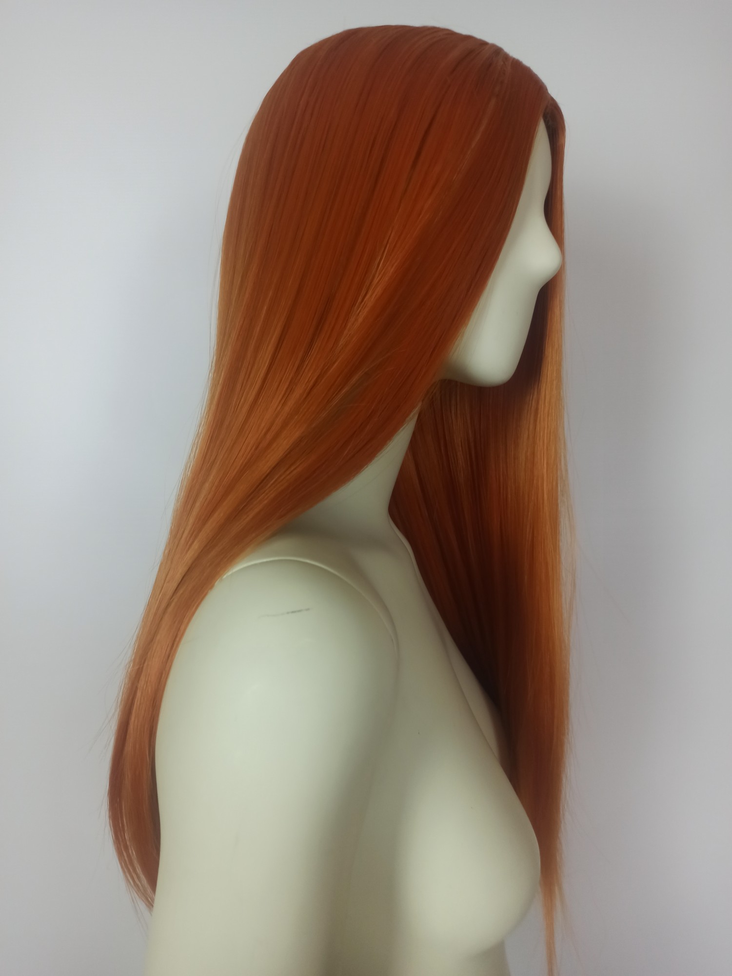 Peruka Bez Grzywki Ruda Pomarańczowa Cosplay Długa - Wonderlandia ...