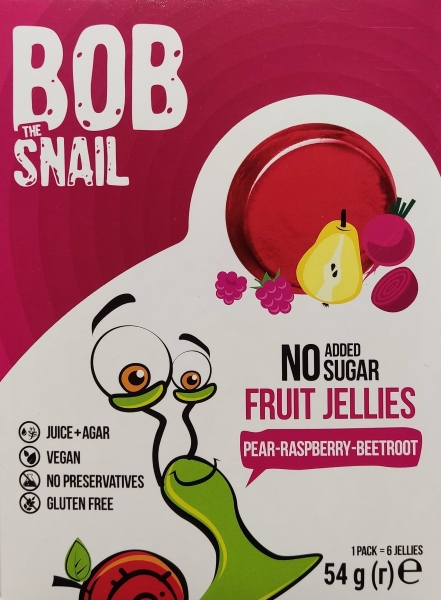 Bob Snail Galaretka Gruszka-Malina-Burak 54 G - Bob Snail | Sklep EMPIK.COM