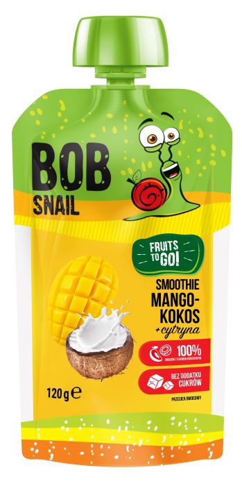 Bob Snail smoothie mango-kokos-cytryna 120 g - Bob Snail | Sklep EMPIK.COM