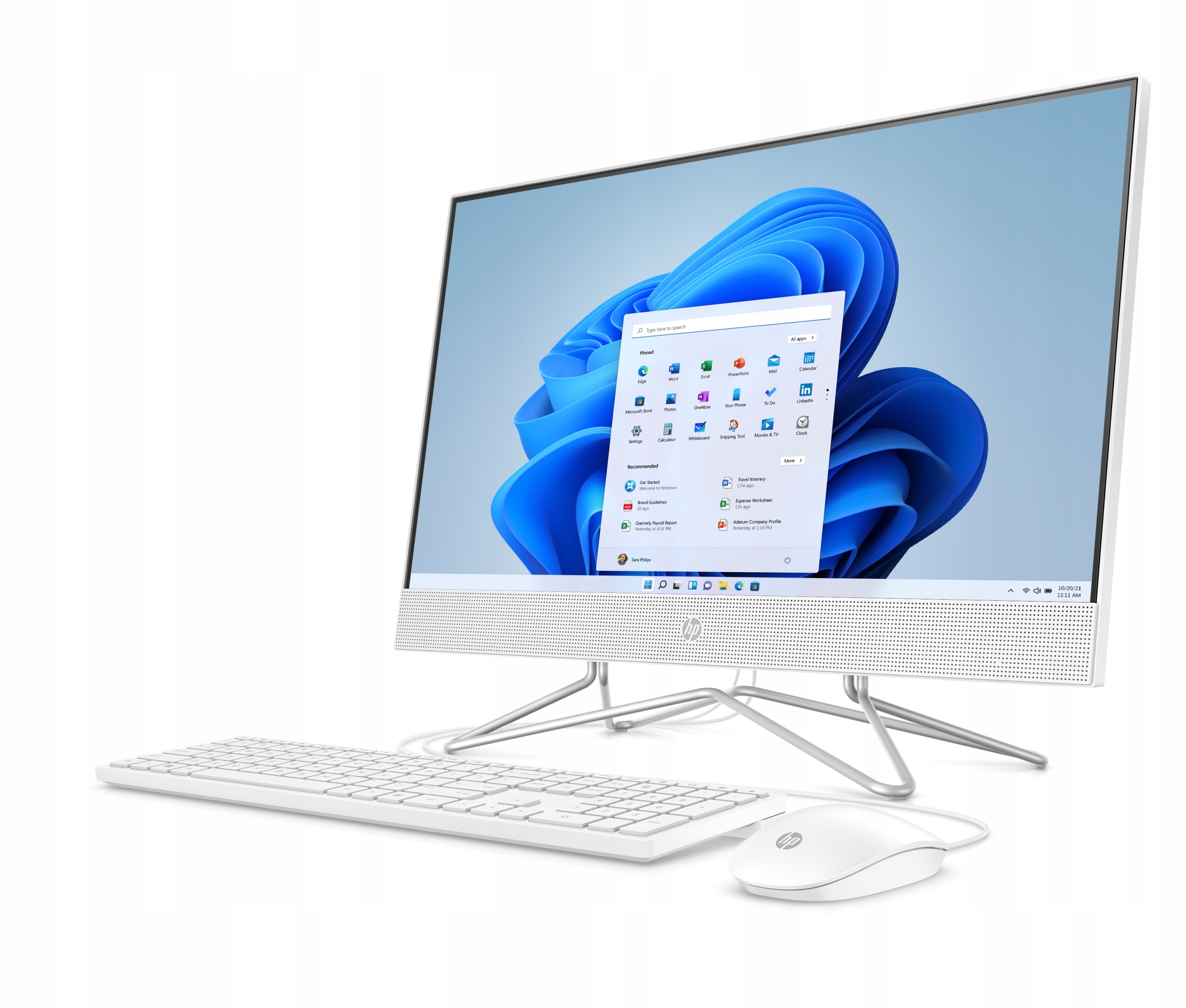 BIAŁY Komputer AiO HP 24 i5 SSD 512 GB 16GB Win 11 - HP | Sklep EMPIK.COM