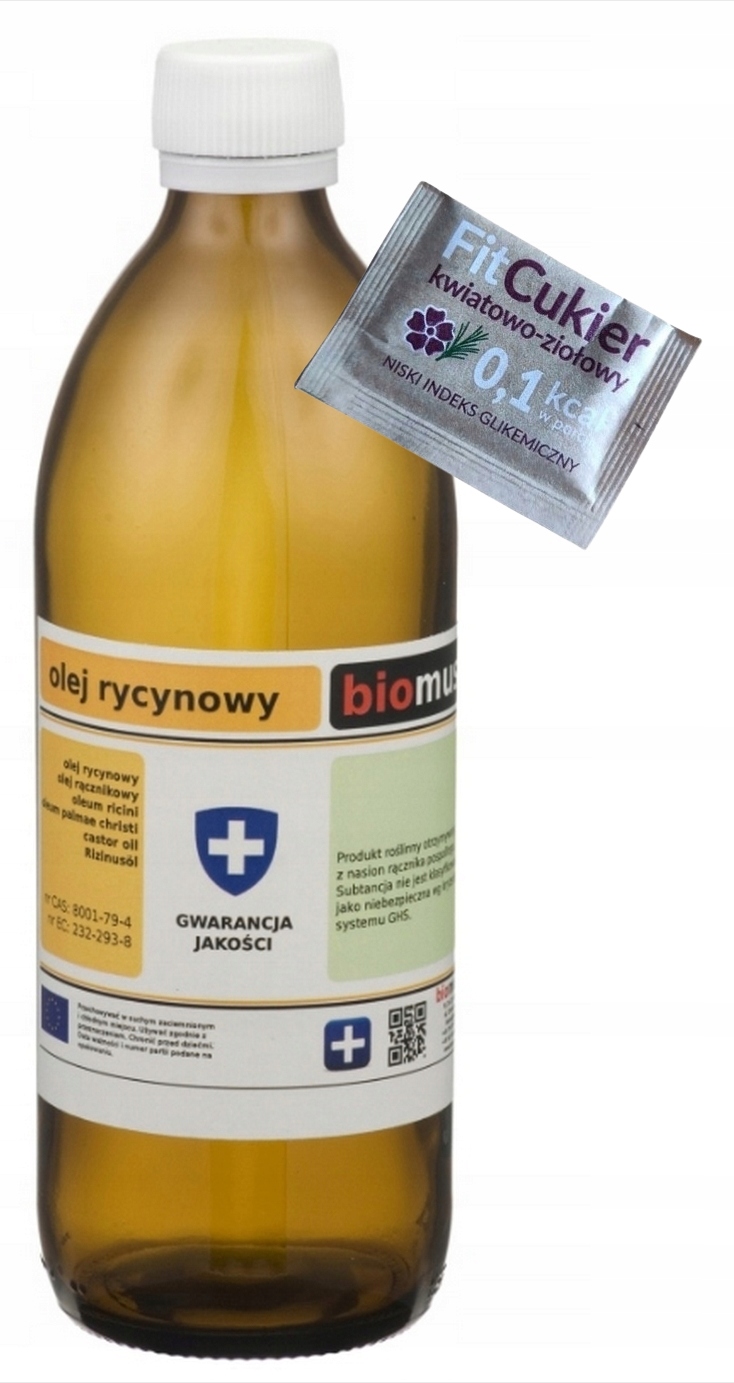 OLEJ RYCYNOWY CZYSTY 500ml 0,5L CASTROL OIL Biomus – Serce Natury
