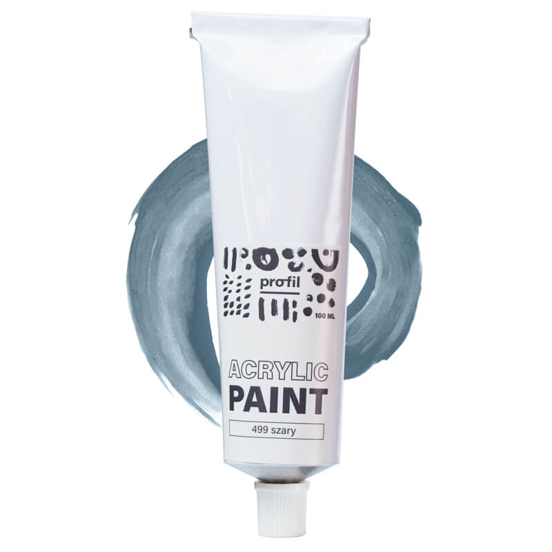 Dobre FARBY AKRYLE w tubkach - szara TEXTIL PAINT Profil - PAINT-IT ...