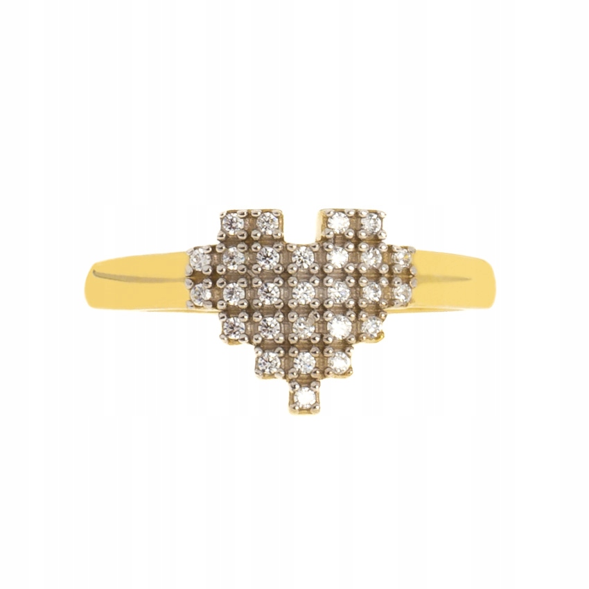 Złoty Pierścionek Serce Minecraft - Pr. 333 - Inna marka | Moda Sklep ...