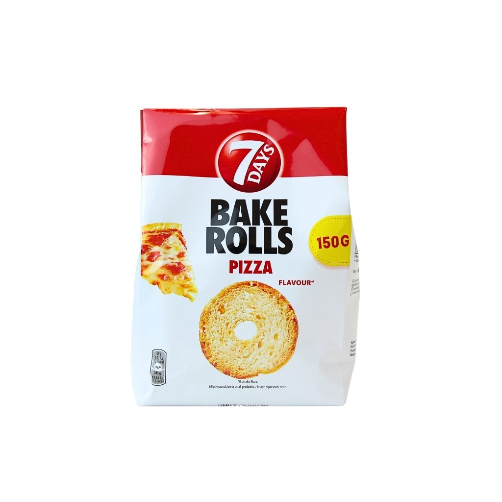 Chrupki chlebowe Bake Rolls Chipita pizza "Mondelez" 150g - Foodex24.pl