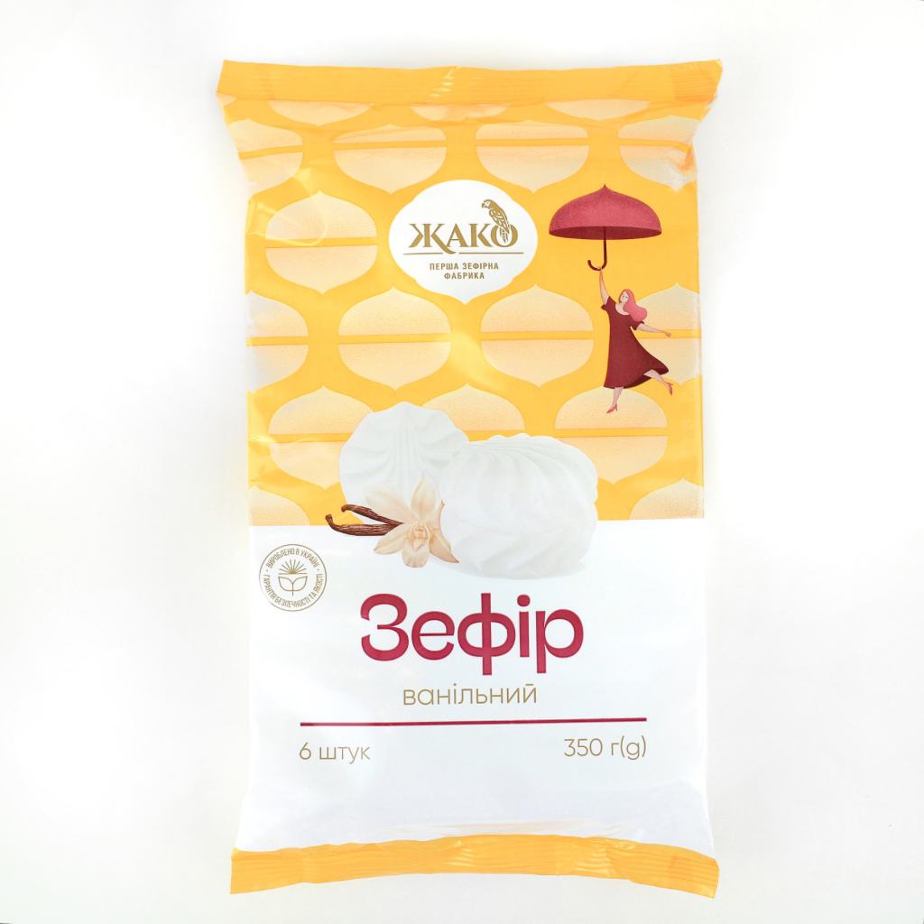 Zefir waniliowy bialy "JAKO" 350g - Foodex24.pl - Sklep ukraiński ...