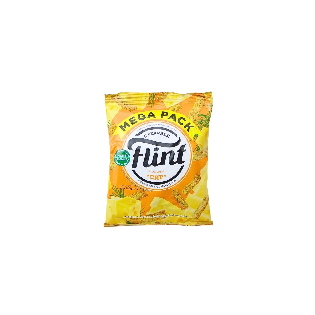 Sucharki pszenno-żytnie o smaku sera "Flint" 100g/110g - Best-Market.pl