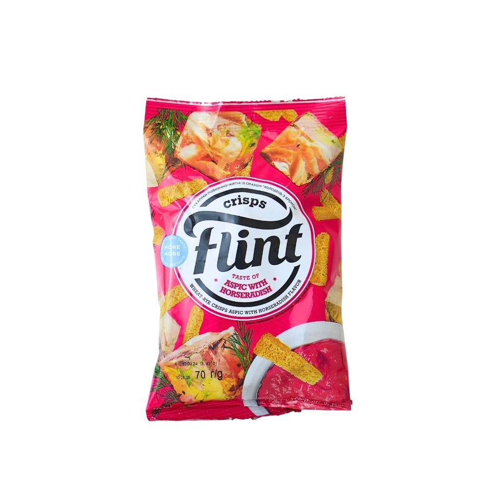 Sucharki pszenno-żytnie o smaku galaretki z chrzanem Sucharki "Flint ...