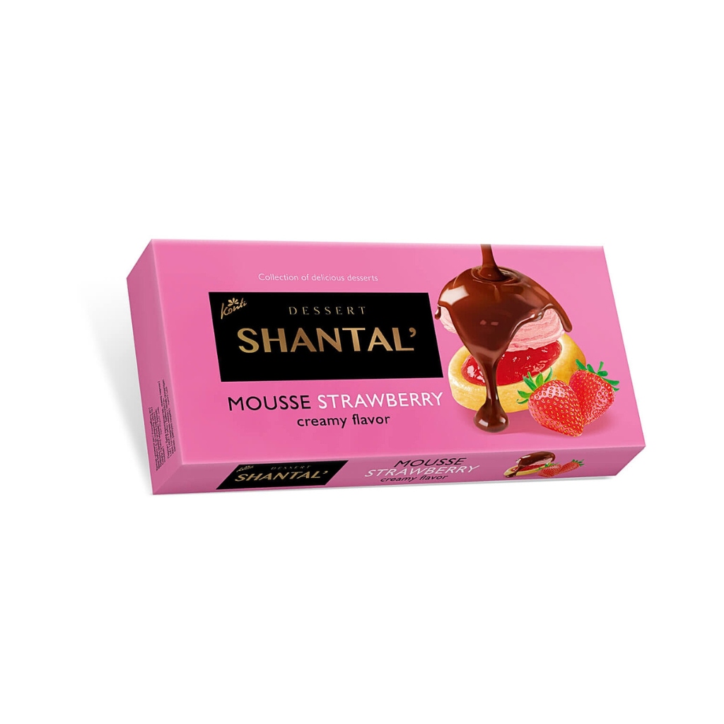 Bombonierka shantal o smaku truskawkowo-śmietankowym "Konti" 174g ...