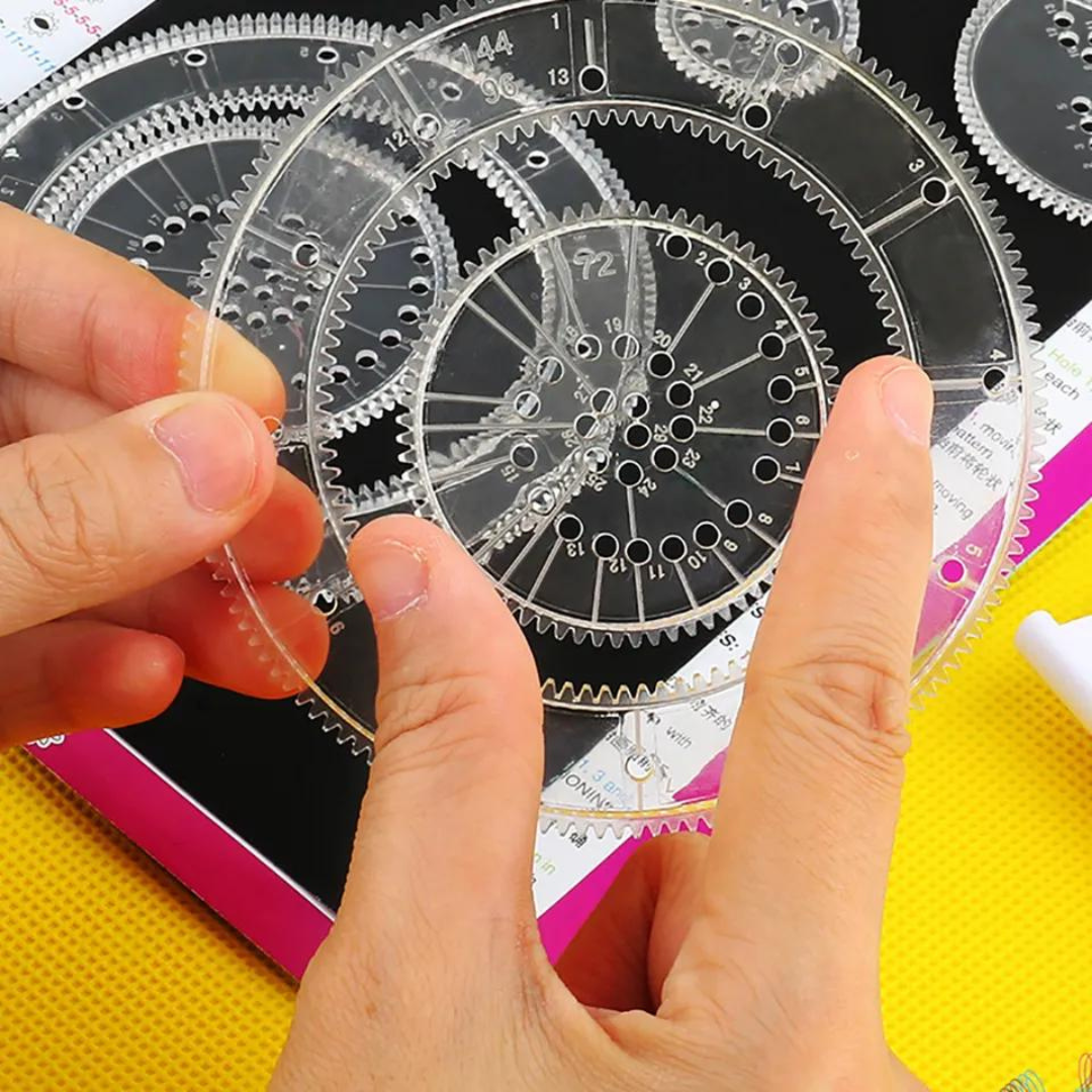 Spirograf Zestaw Do Rysowania Prezent Xxl Zestaw 28 Elementów - Livoyn ...