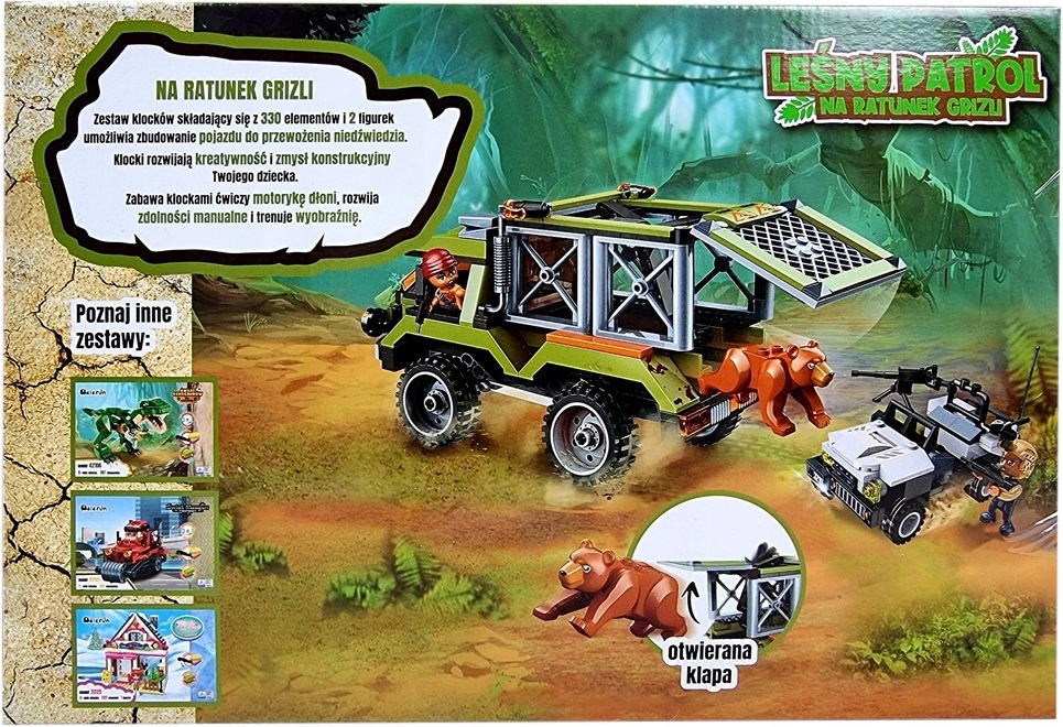 Elefun Klocki Leśny Patrol Na Ratunek Grizli 1923 - Elefun | Sklep ...