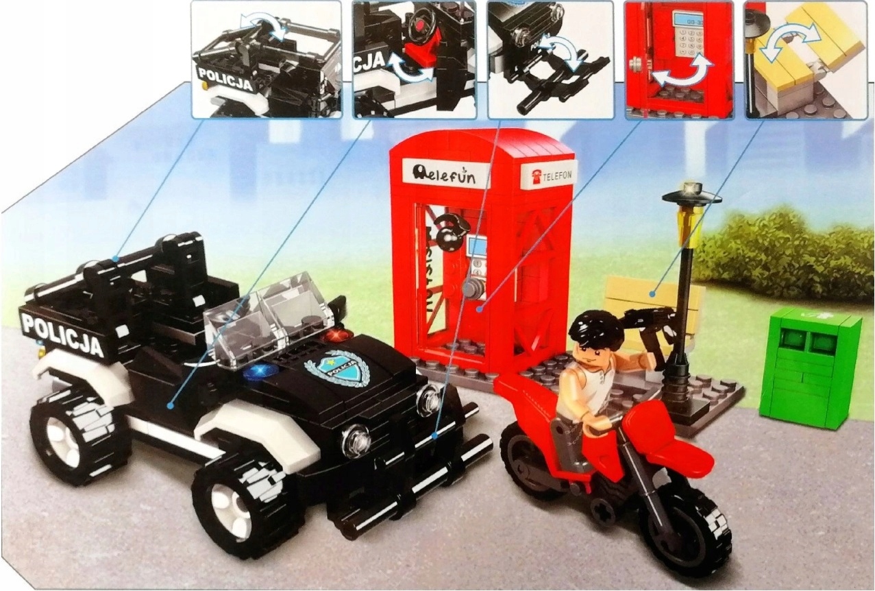 Elefun Klocki Policja Samochód Policyjny C0520A - Elefun | Sklep EMPIK.COM