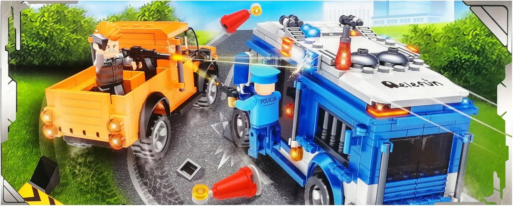 Elefun Klocki Policja Pościg Policyjny C0605A - Elefun | Sklep EMPIK.COM