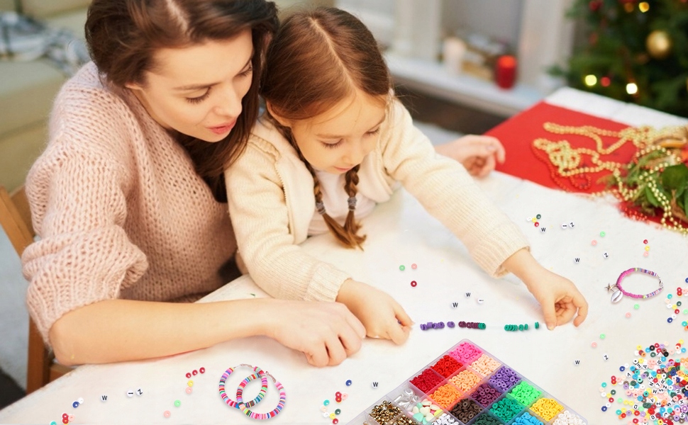 Set de realizat bratari din margele 24000, Pentru copii si adulti ...