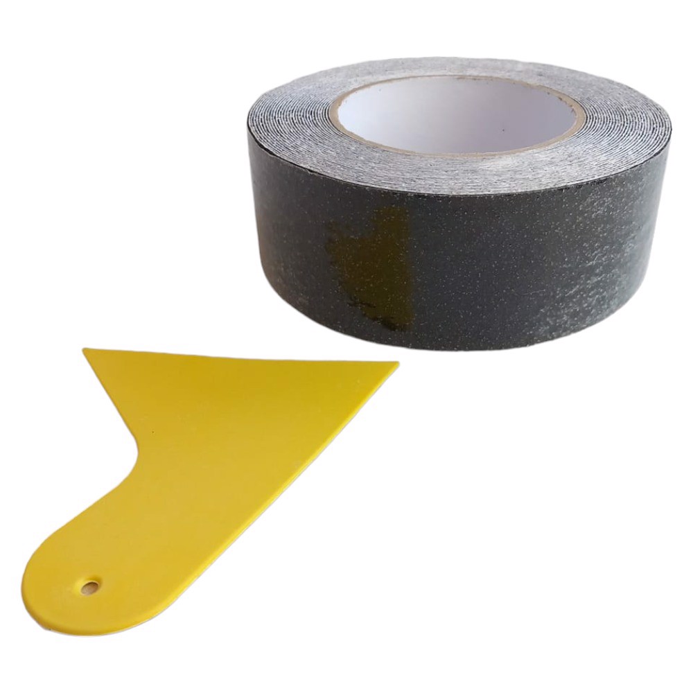 Taśma Antypoślizgowa 5cm x 10m Czarna Na Schody i Podłogi - Arena.pl