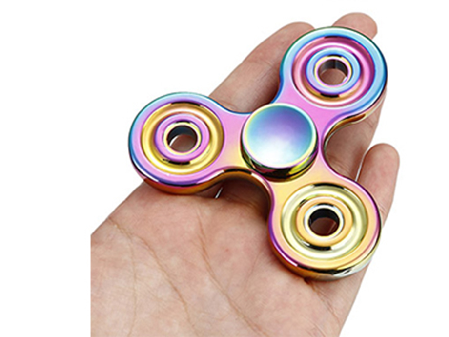 Spinner Hand Fidget Metalik Metalowy Tęcza - VERK GROUP | Sklep EMPIK.COM