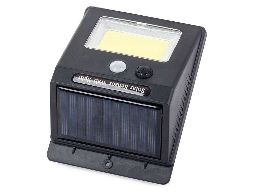 Lampa Solarna Cob Czujnik Ruchu Sensor Wodoodporna - VERK GROUP | Sklep ...