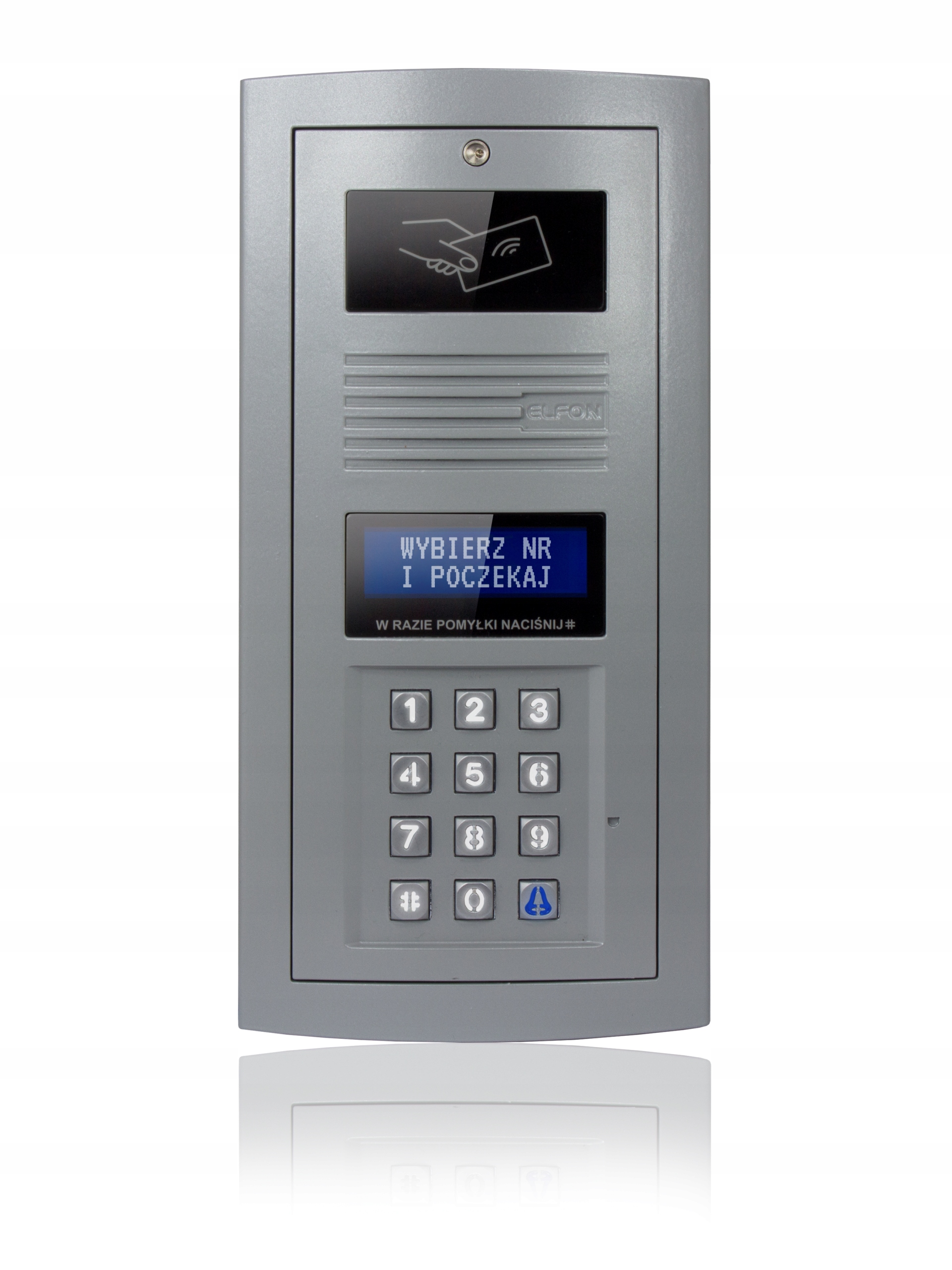 Moduł panel Elfon Optima OP-255R domofon popiel - ADVICE TECH | Sklep EMPIK.COM