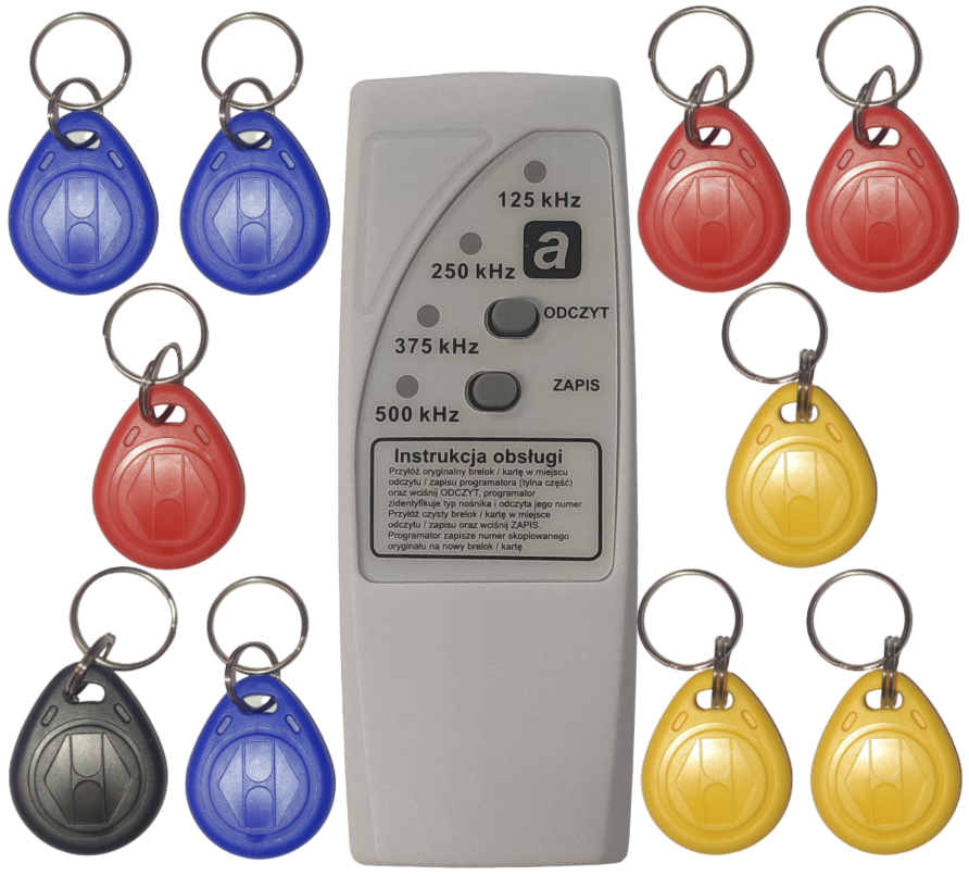 Czytnik Programator Duplikator Rfid + 10 Breloków - ADVICE TECH | Sklep ...