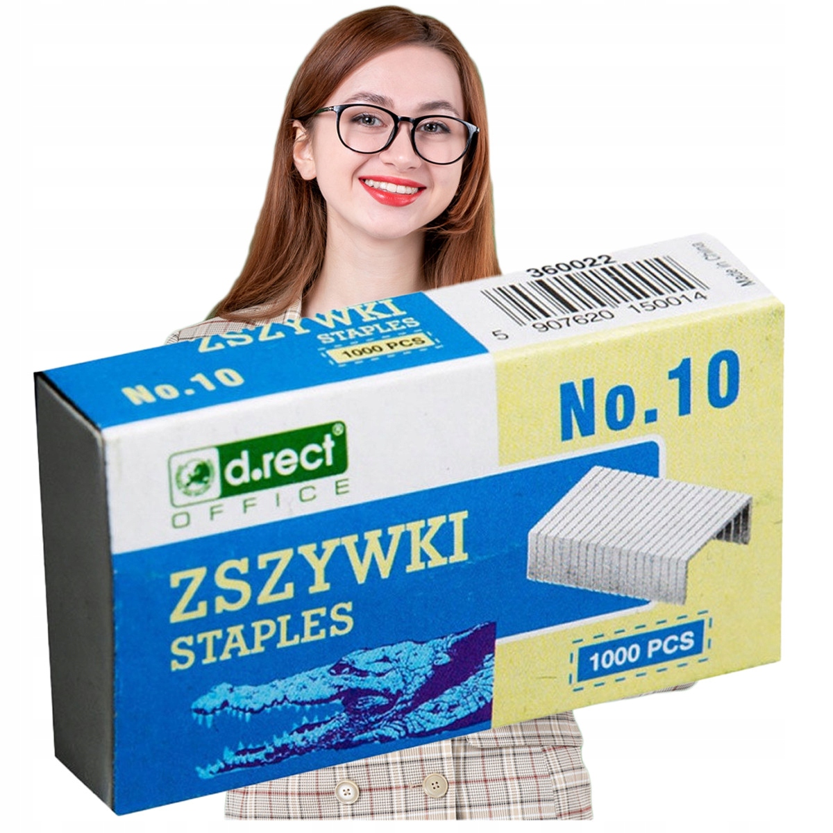 Set 1000 capse, D.Rect, Otel, 10 mm, Argintiu - eMAG.ro