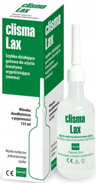 Suplement diety, Clisma, Lax, Gotowy roztwór do lewatywy, 133 ml ...
