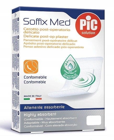 Wyrób medyczny, PIC, Soffix Med, Pooperacyjny plaster 7x5cm, 5 szt ...