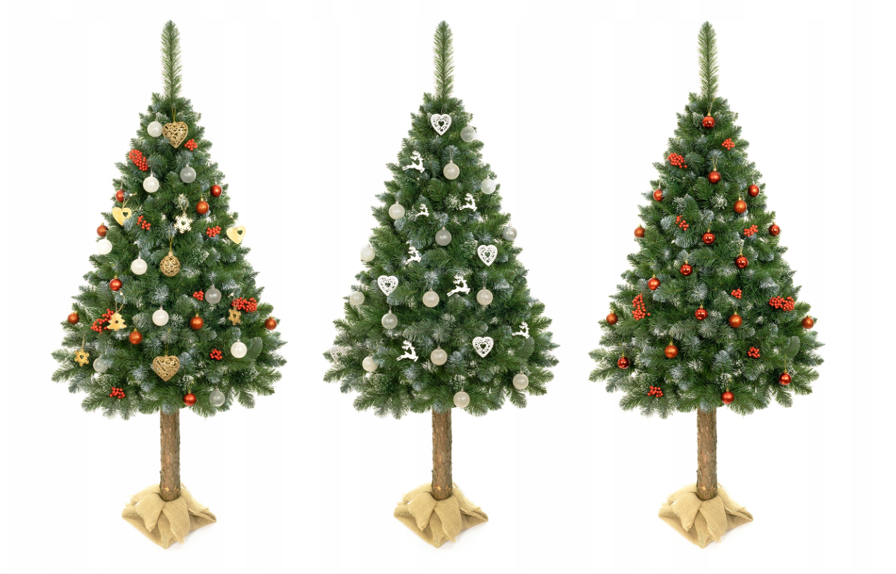 Pień Sosnowy Stojak Choinka Sztuczna Juta Nogi - Elma | Sklep EMPIK.COM