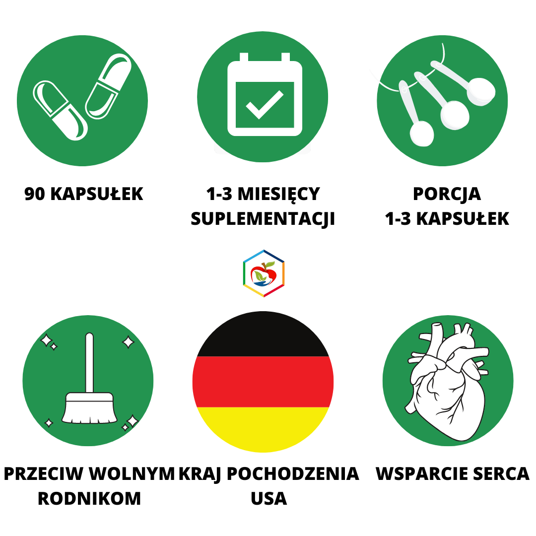 Suplement diety, Zein Pharma, Coenzyme Q10 60 mg, 90 kaps. | Sklep EMPIK.COM