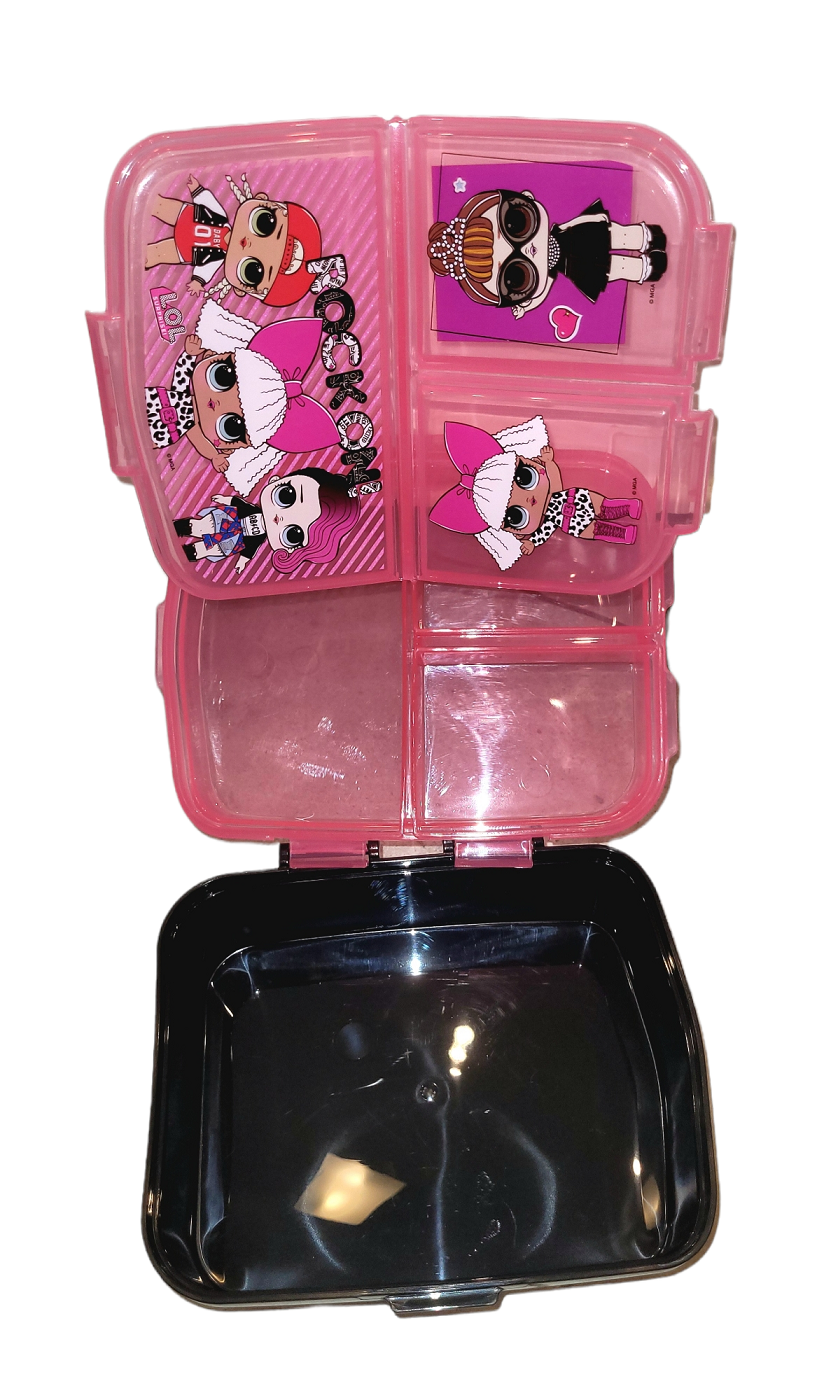 Stor LOL Surprise Pudełko Organizer Lunchbox 4 komory XL - Morele.net