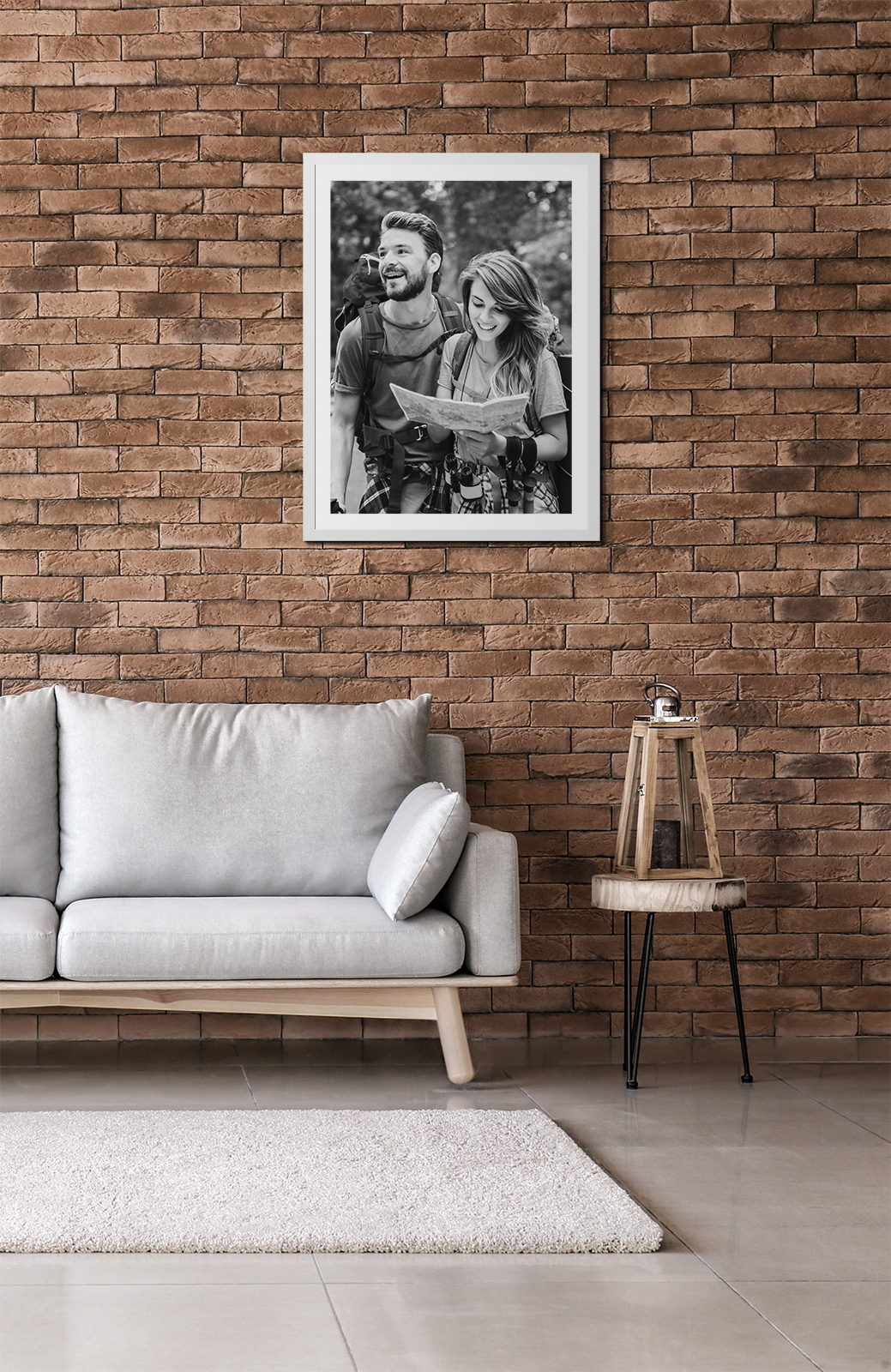 Ramka 60x80 cm Ramki 80x60 biała foto rama - Nice Stuff | Sklep EMPIK.COM