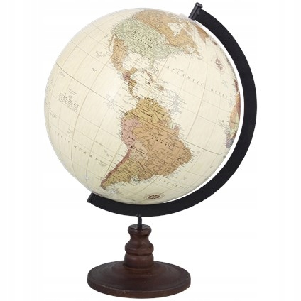 Duży Globus Dekoracyjny Vintage Retro 21 Cm - ZDTRADING | Sklep EMPIK.COM