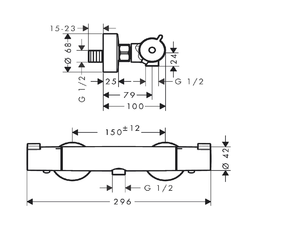 Bateria Termostatyczna Prysznicowa Ecostat 1001 Cl - Hansgrohe | Sklep ...