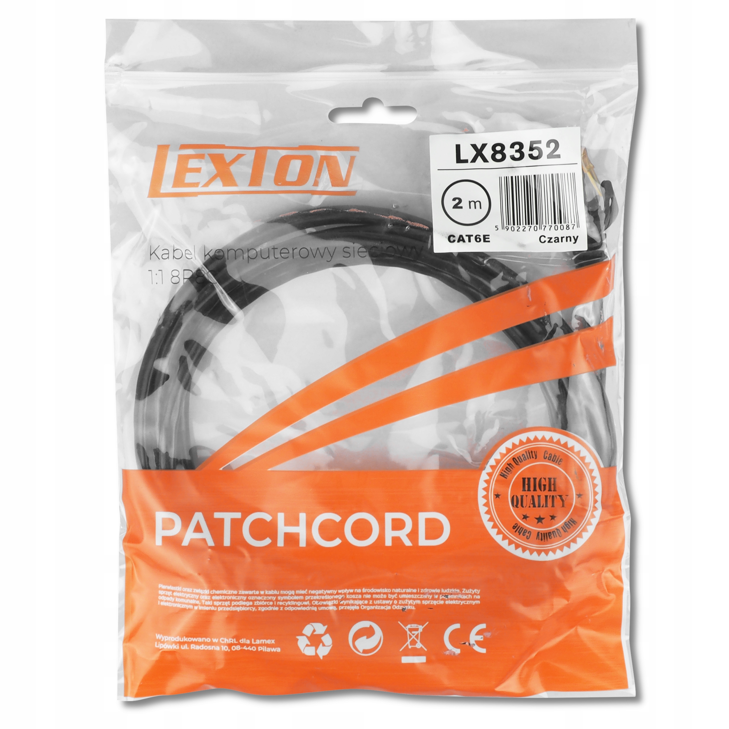 Kabel Komputerowy Sieciowy Patchcord Rj-45 2M - LTC | Sklep EMPIK.COM