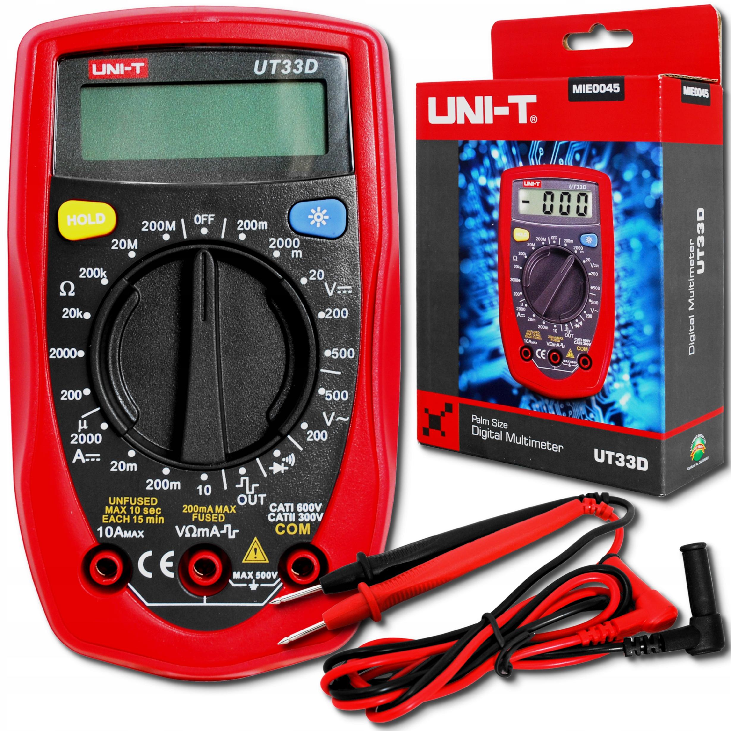 Miernik uniwersalny UT33D EMU_UT33D - Uni-T | Sklep EMPIK.COM