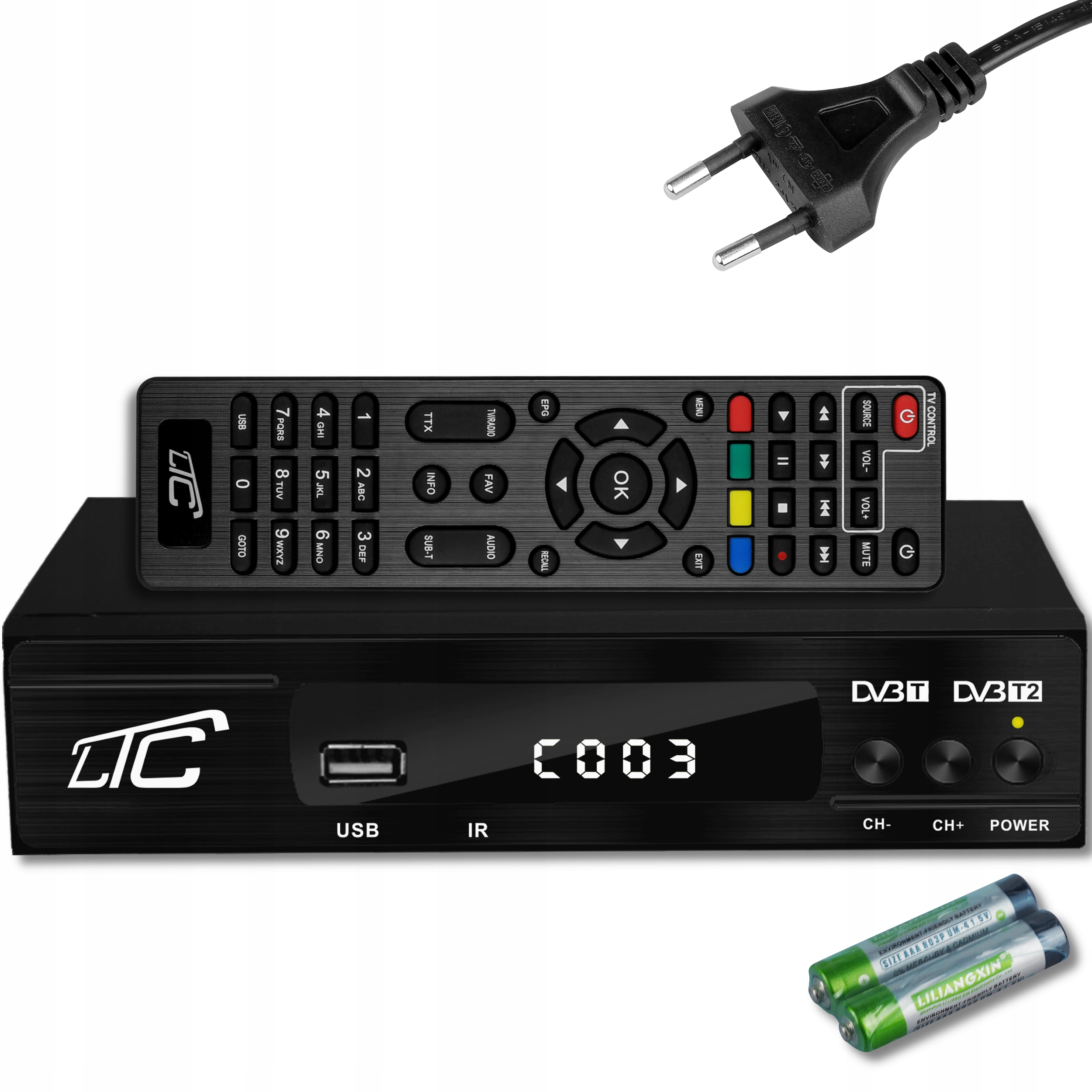 Tuner Tv Naziemna Hd Dekoder Dvbt2 Wifi H.265 Hevc - LTC | Sklep EMPIK.COM
