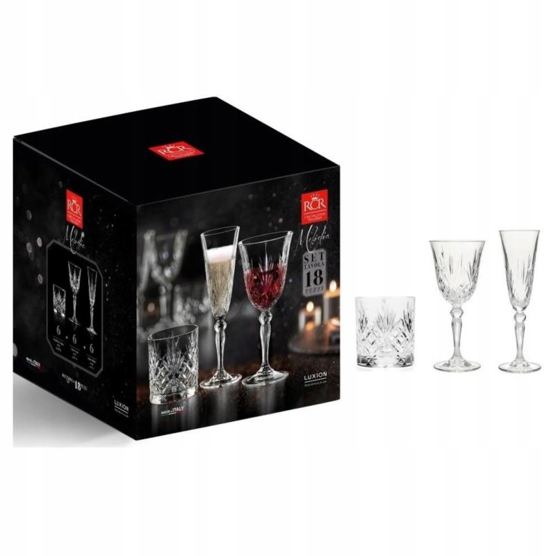 Rcr Melodia Zestaw 18El Kieliszki I Szklanki - RCR | Sklep EMPIK.COM