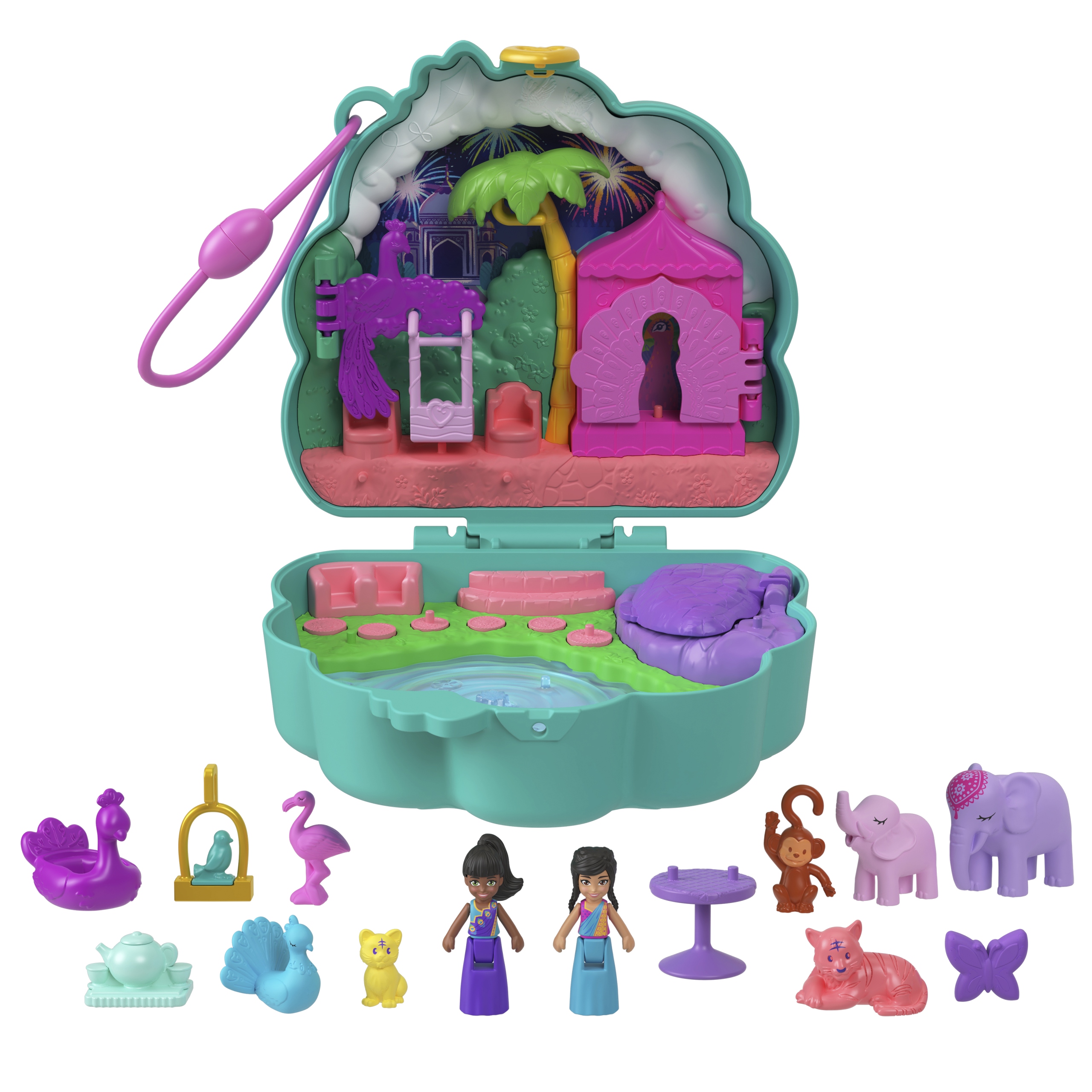 Polly Pocket Ogród Pawia Zestaw kompaktowy - Polly Pocket | Sklep EMPIK.COM