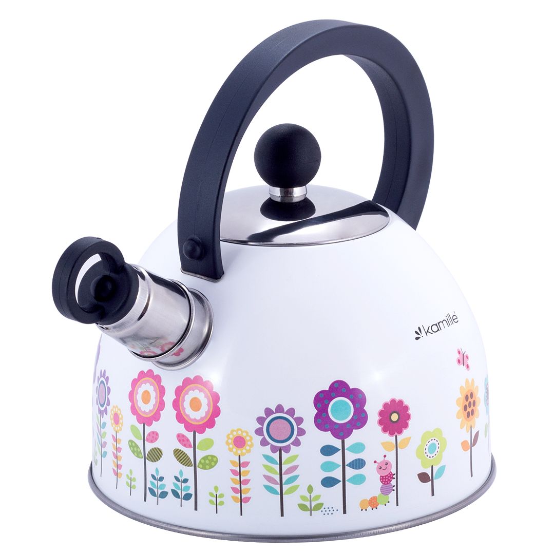 CZAJNIK TRADYCYJNY 1,8L KWIATKI DUŻE INDUKCJA - KAMILLE | Sklep EMPIK.COM