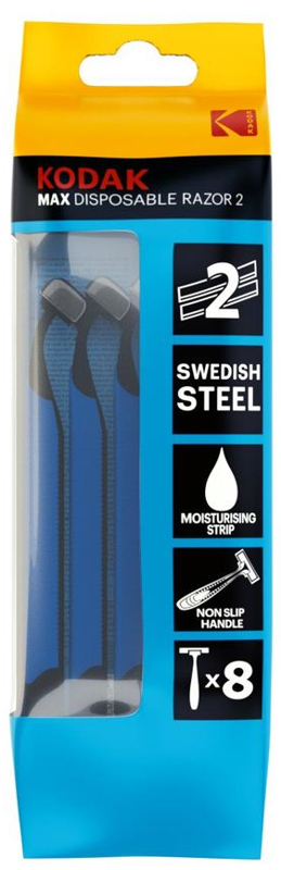Kodak Cat30419957, Golarka Jednorazowa 2 Ostrza Aloe Blue, 8szt ...