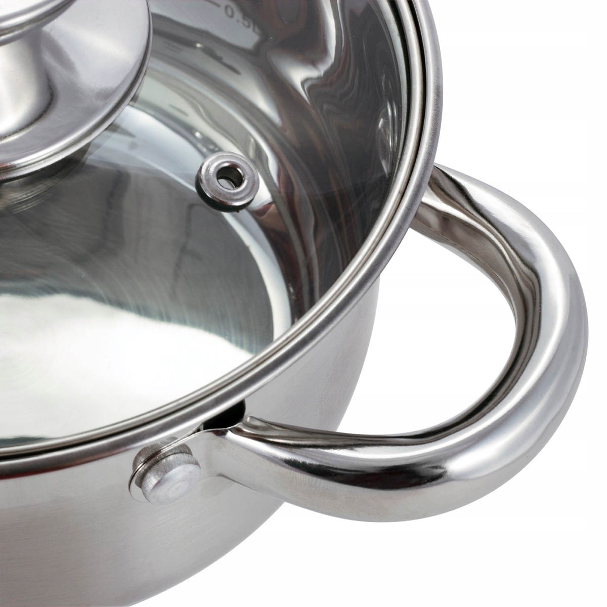 MAŁY GARNEK ZE STALI NIERDZEWNEJ INDUKCJA 1,5L 16CM - Inna producent ...