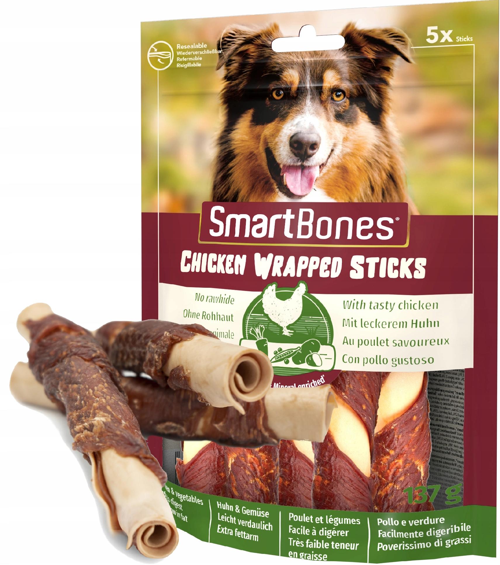 Smart Bones Przysmak Dla Psa Chicken Wrap Stick M - Smart Bones | Sklep ...