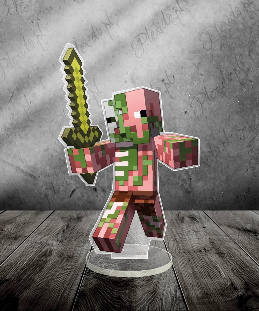 Figurka Minecraft Zombie Pig Kolekcjonerska 14,5cm - Plexido | Sklep ...