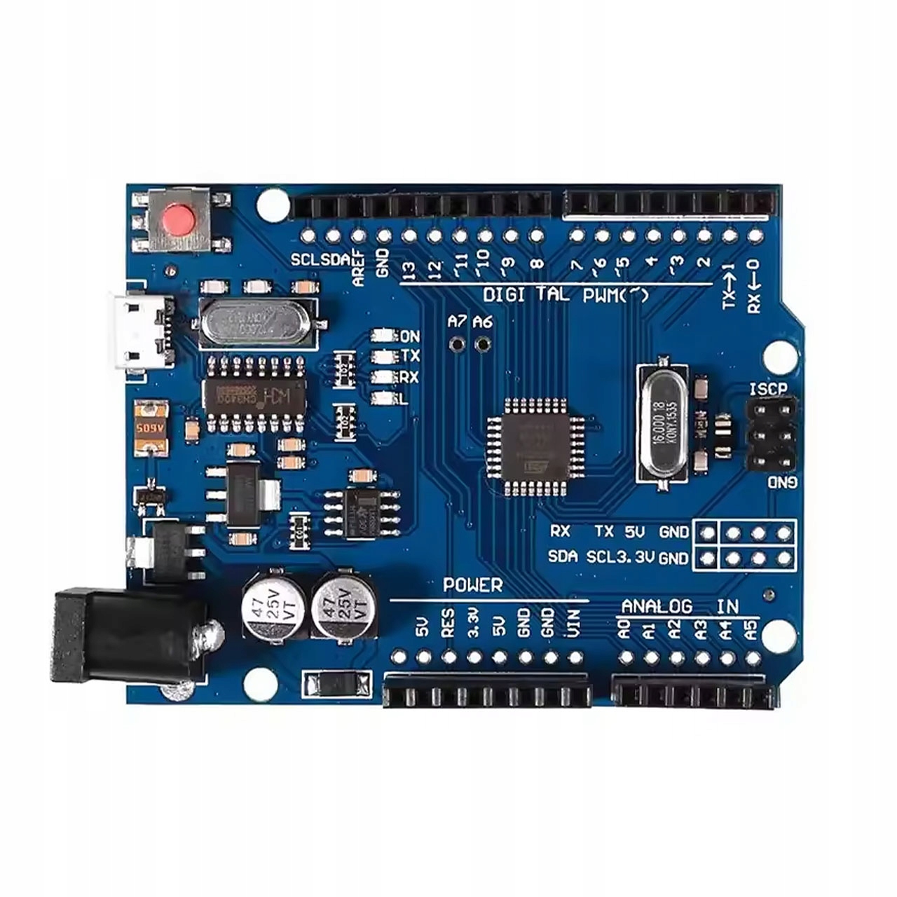 Rosfix Komplet Modulov ATmega328P-AU – Mikrorezkar z USB CH340, 5V ...