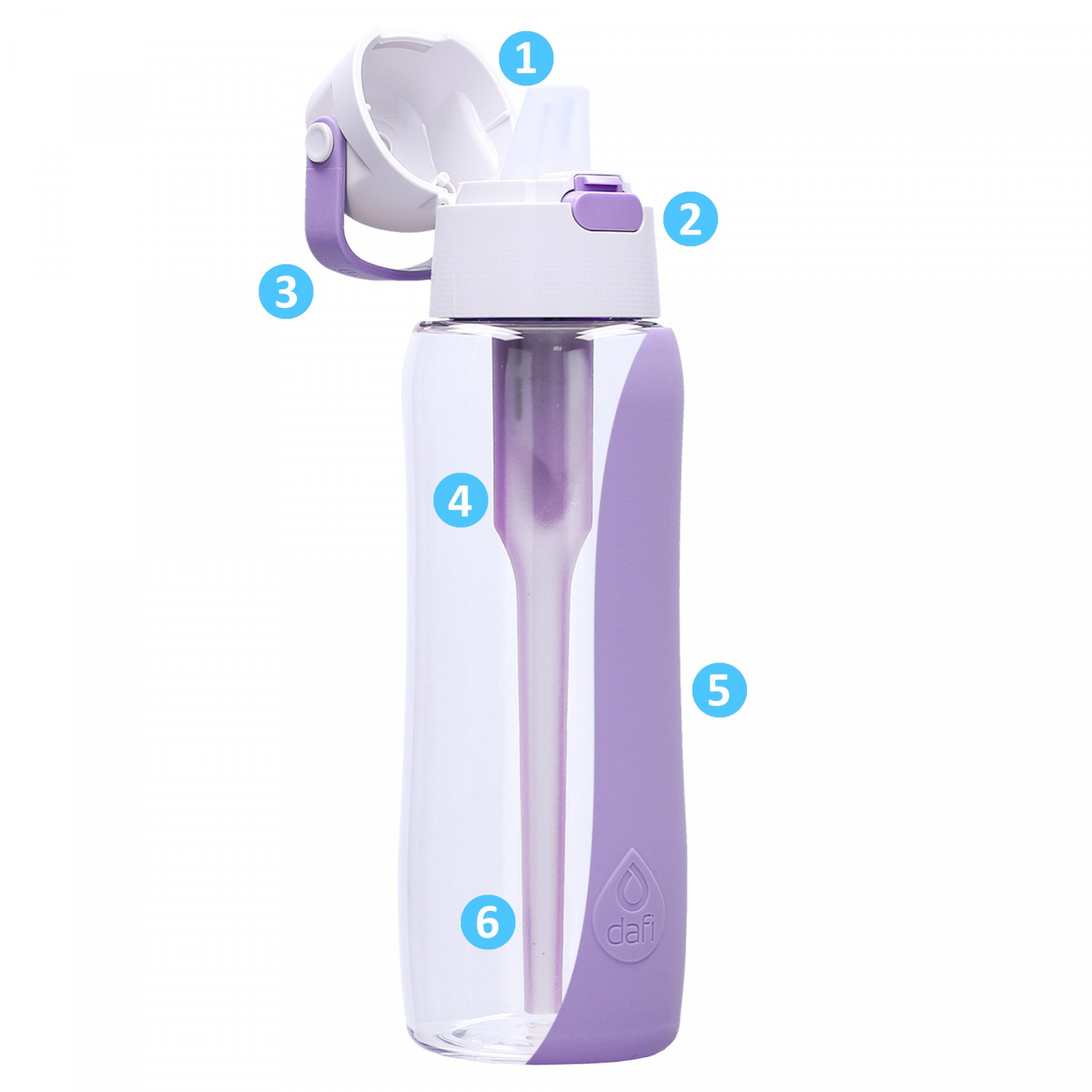 Butelka Dafi Solid 0,5L By Joanna Krupa + 2 Filtry - Dafi | Sklep EMPIK.COM