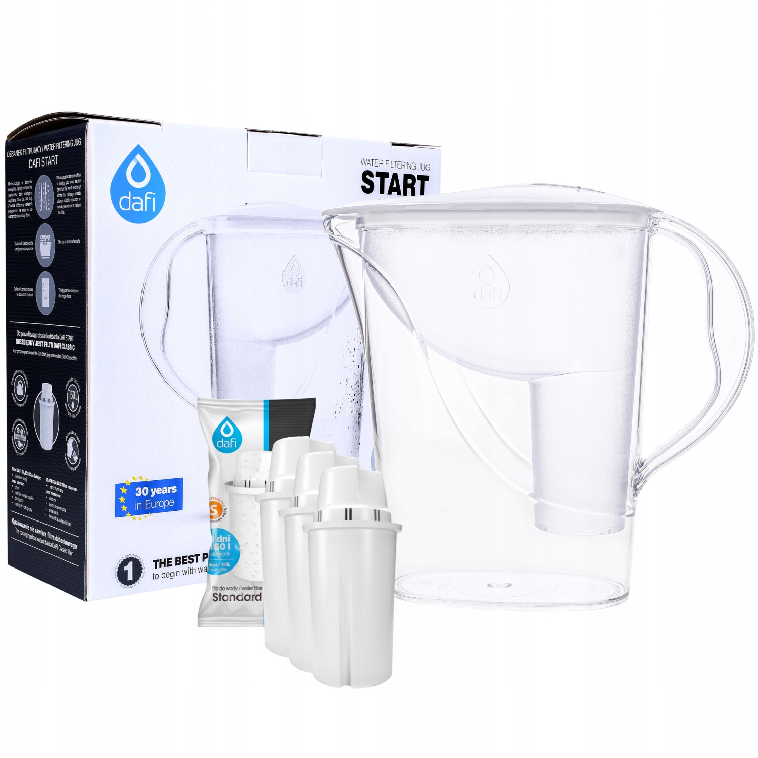 Dzbanek Filtrujący Dafi Start + 3X Filtr Wessper - Dafi | Sklep EMPIK.COM