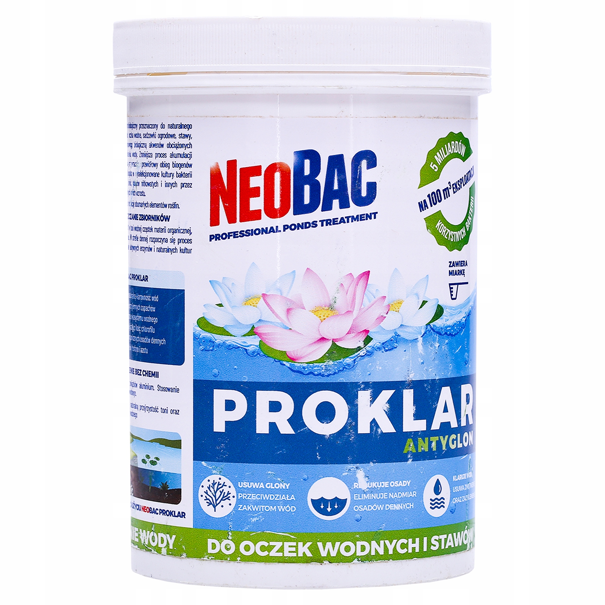 Neobac Proklar Antyglon Bakterie Do Oczek Stawów - NeoBac | Sklep EMPIK.COM