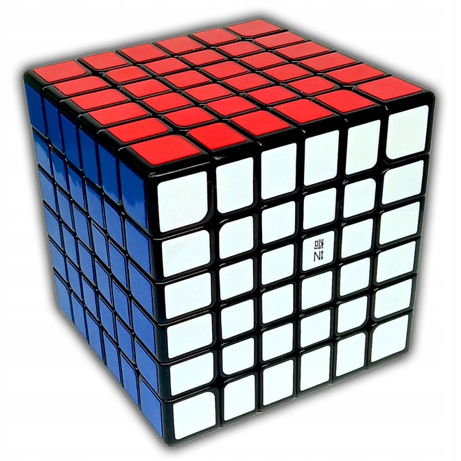 PROFESJONALNIE Wyregulowana Błyszcząca Kostka 6x6 + Algorytmy Układanka - QiYi | Sklep EMPIK.COM