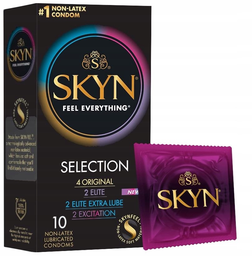 Set 20 prezervative, Skyn, Poliizopren, Violet - eMAG.ro