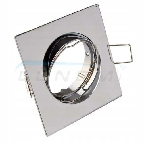 Oprawa Halogen Ruchoma Chrom Led Gu10 Mr16 Ct-002 Kwadrat - Lunomi | Sklep EMPIK.COM