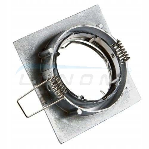 Oprawa Halogen Ruchoma Chrom Led Gu10 Mr16 Ct-002 Kwadrat - Lunomi | Sklep EMPIK.COM