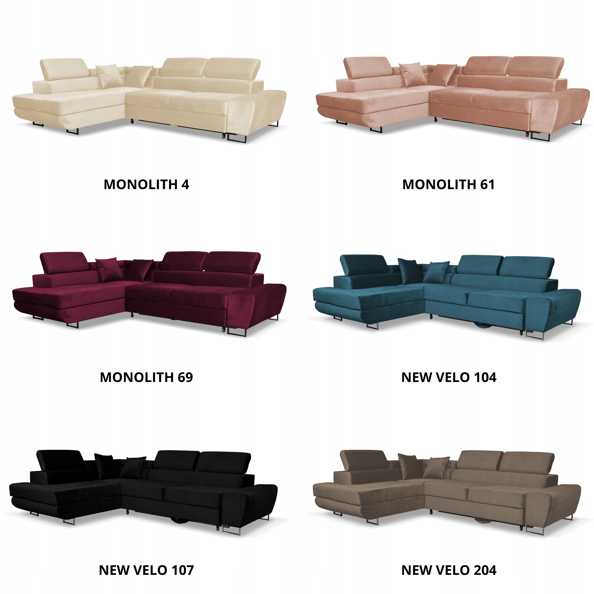 narożnik rogówka rozkładany f spania bosso lewy family meble ciem beż ...